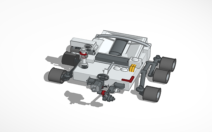 3D design mars rover - Tinkercad