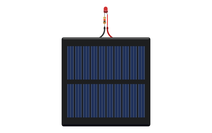 Circuit design Solar Cell - Tinkercad