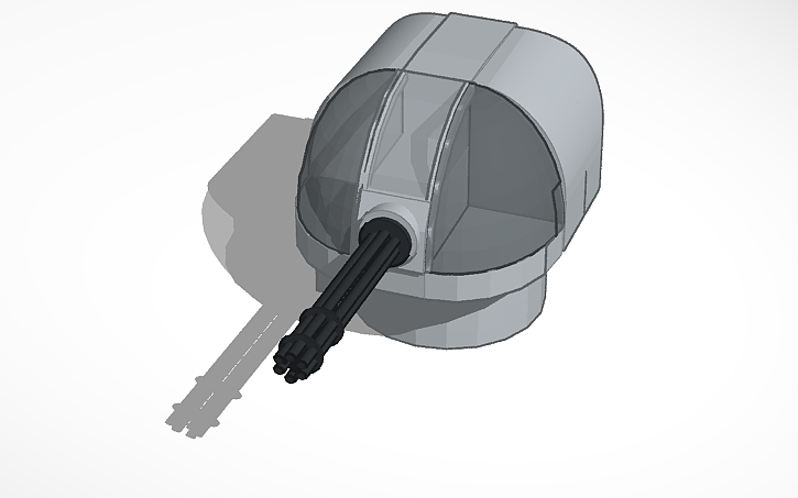 3d Design Naval Gun Tinkercad