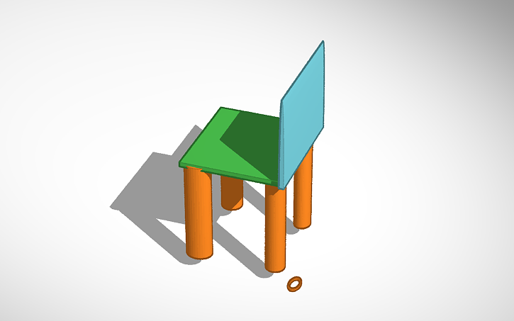 3D design My tinkerCAD chair | Tinkercad