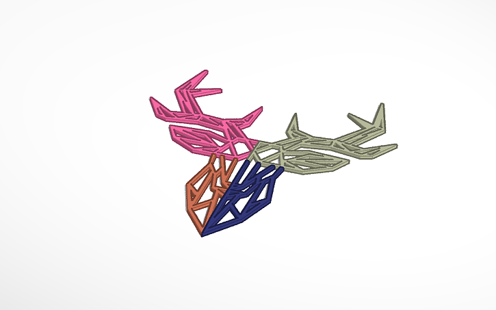 3D design deer - Tinkercad