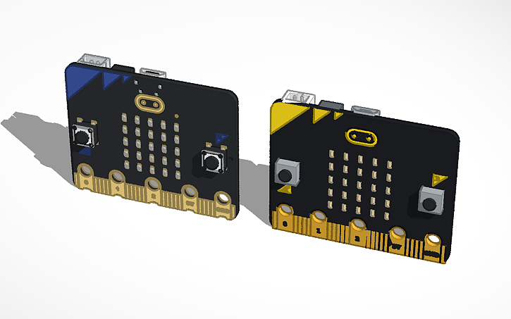3D design Micro:bit V2 - Tinkercad