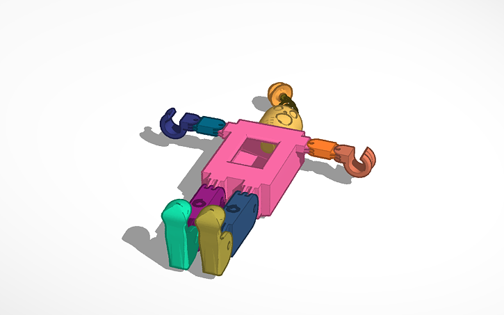 3D design Toy Robot - Tinkercad