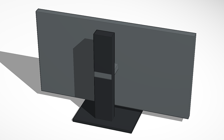 3D design 24inch monitor model - Tinkercad