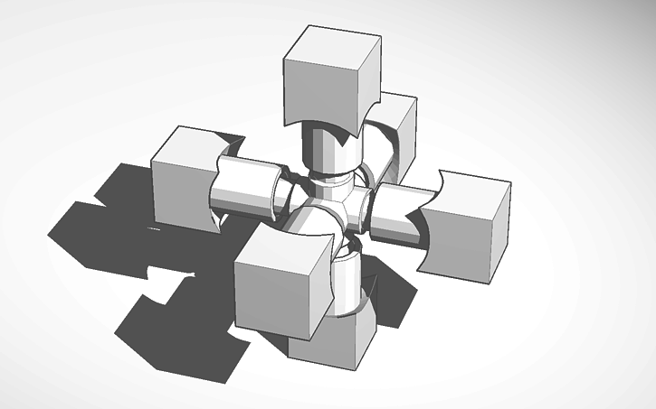 3D design Rubik's bone structure | Tinkercad