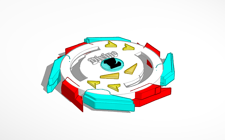 3D design Beyblade Burst Divine Ethereal | Tinkercad