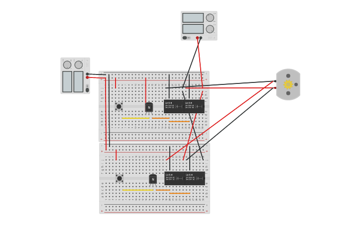 Circuit design Motor control - Tinkercad