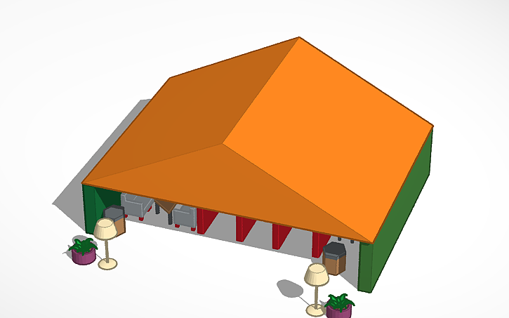 3D design Gaming Cafè | Tinkercad