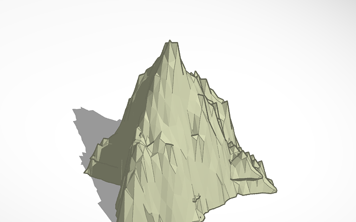 3D design Mountain | Tinkercad