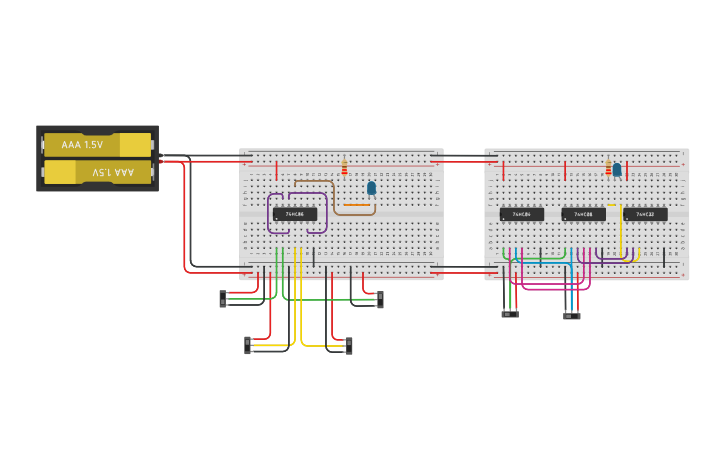 Circuit design Modul 4_Kelompok 30 | Tinkercad