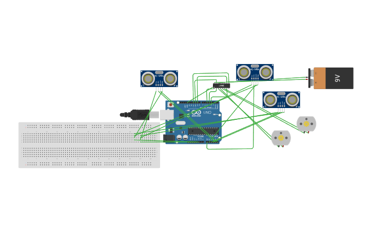 Circuit design mm1 - Tinkercad