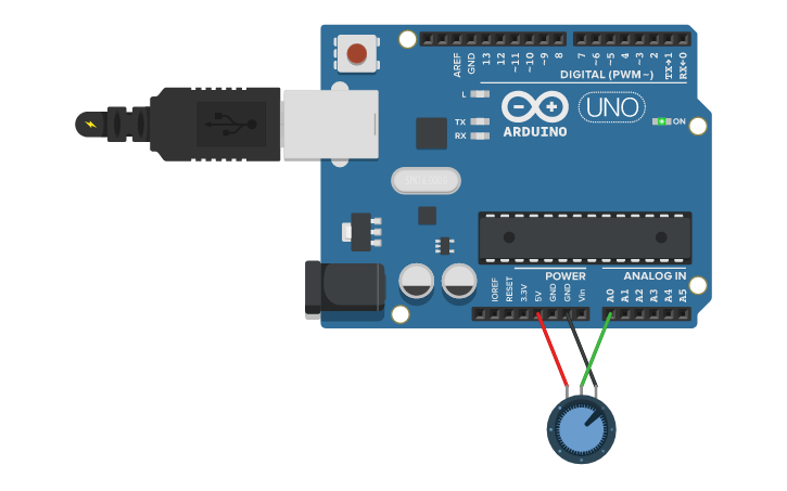 Circuit Design Activity 9 Arduino Potentiometer Tinkercad