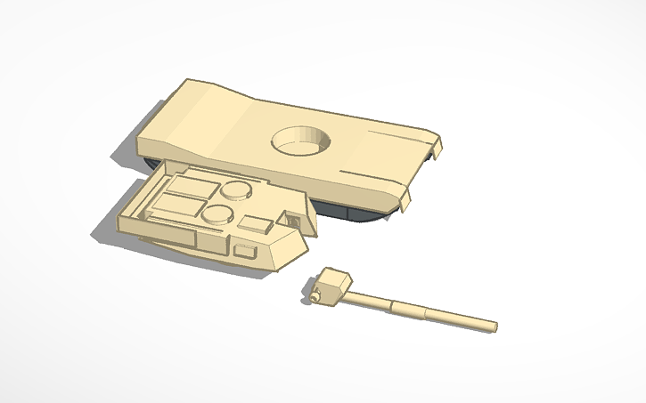 3D design Jointed Abrams, printable | Tinkercad