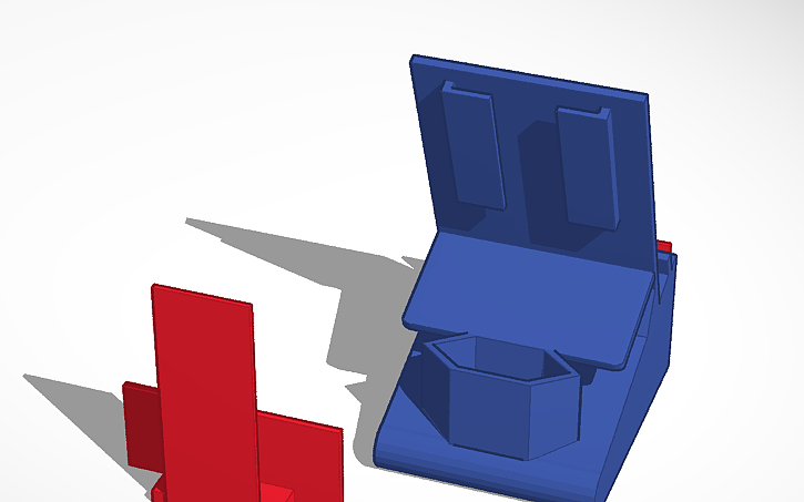 3D design Mobile Stand - Tinkercad