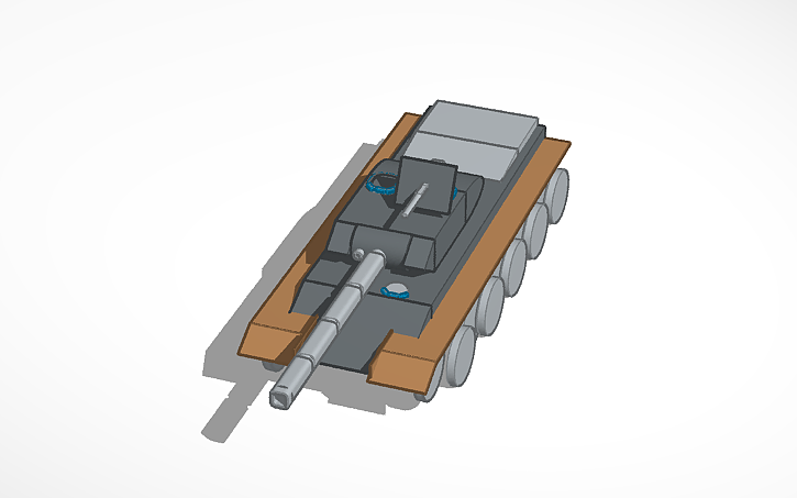 3D design Tank mod. 4 (Mark IV/Challenger) | Tinkercad
