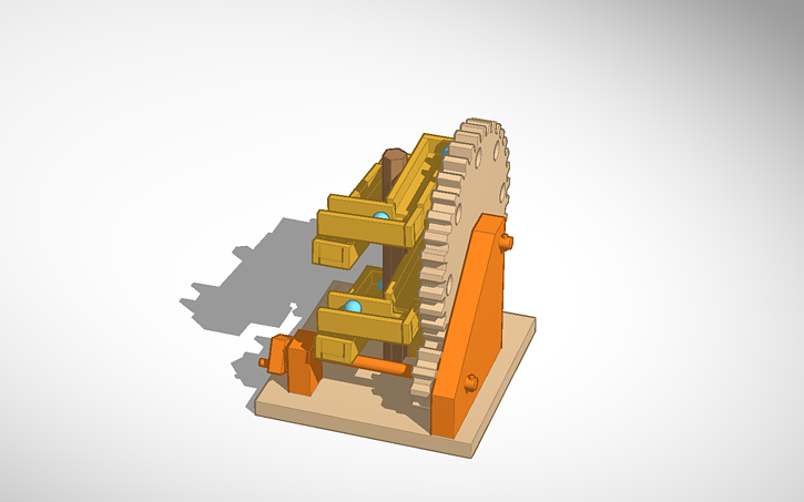 3D design Simple marble machine by Marcus Vildir - Tinkercad