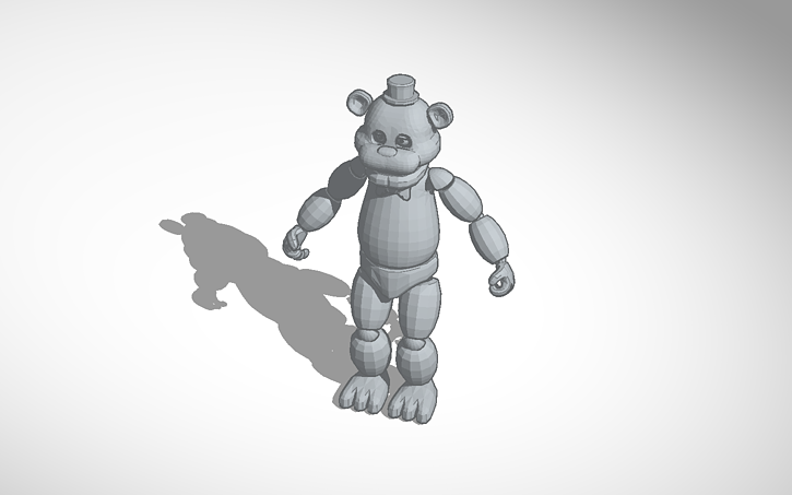 3D design Invisible Freddy | Tinkercad