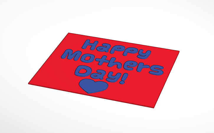 3D design zetli's mother day present - Tinkercad
