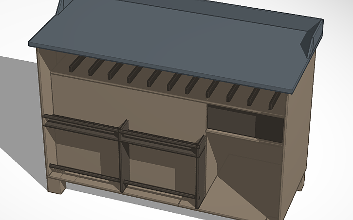 3D design Minibar - Tinkercad