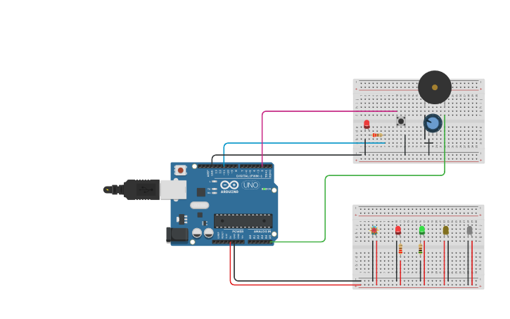 Circuit design LED Demonstration! | Tinkercad