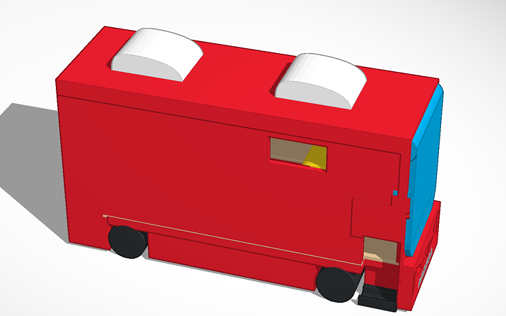 3D design Rowan T. double-decker RV - Tinkercad