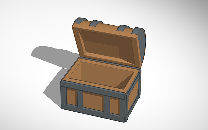 3D design Genshin Impact Chest - Tinkercad