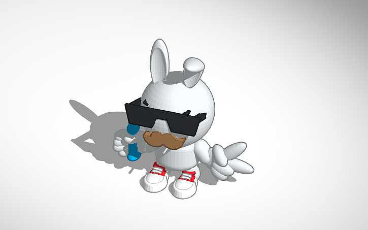 3D design bunny - Tinkercad