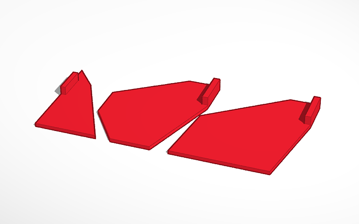 3D design Fin Types | Tinkercad