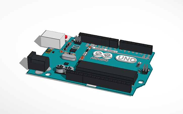 3D design Arduino UNO - Tinkercad