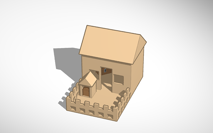 3D design Fortnite house - Tinkercad