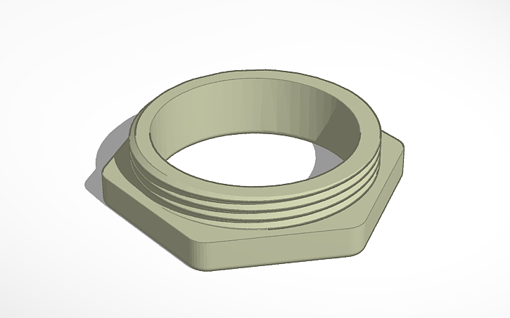 3D design 1inch_threadCube v4_M36P1.5_6G | Tinkercad