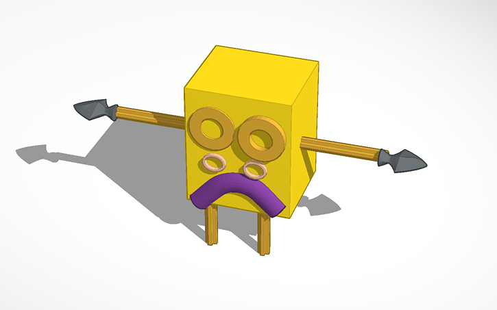 3D design Spongebob arrowhands | Tinkercad