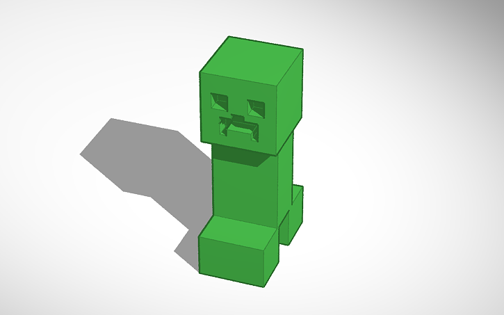3D design creeper | Tinkercad
