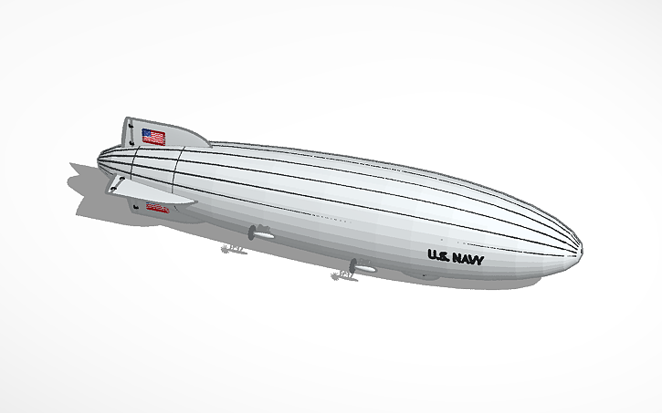 3D design US Navy Zeppelin (improved) - Tinkercad