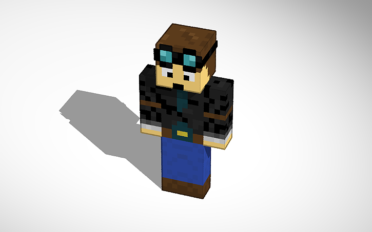 3D design DanTDM Minecraft Skin - Tinkercad