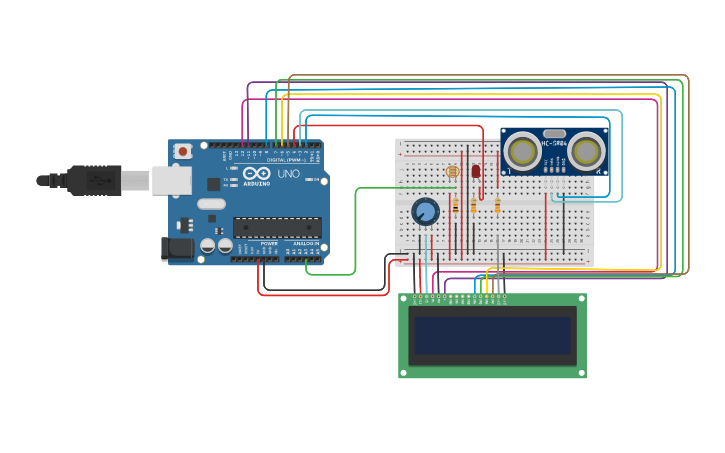 Circuit design Project 1 - Tinkercad
