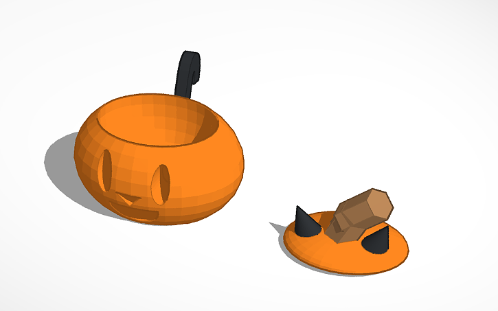 3D design Pumpkin - Tinkercad