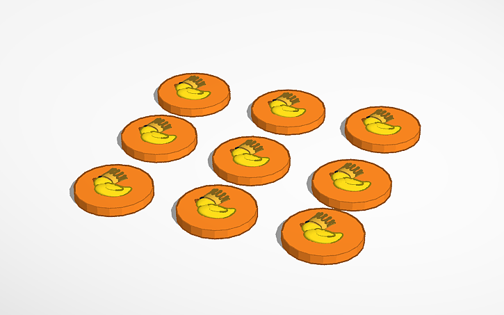 3d Design Duck Coins Tinkercad