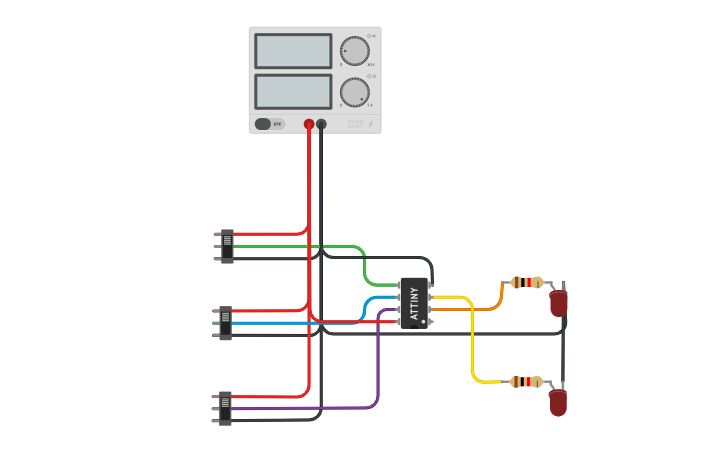 Circuit design Additionneur complet - Tinkercad