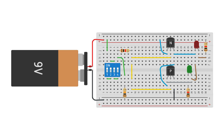 Circuit design Code lock new - Tinkercad