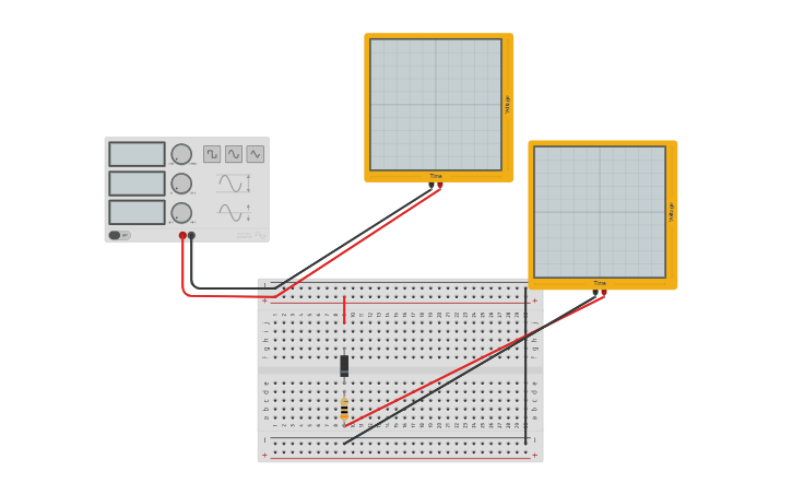 Circuit design OSCILLOSCOPI | Tinkercad
