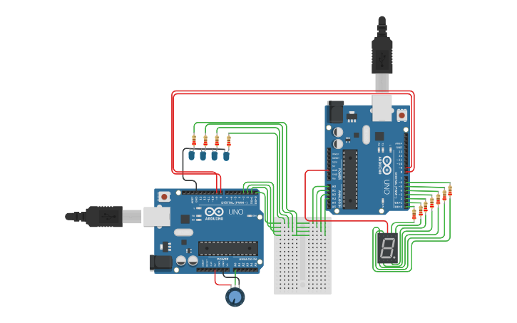 Circuit design Serial com #1 - Tinkercad