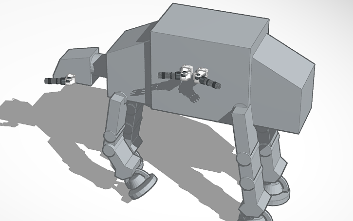 3D design Imperial AT-AS (All Terrain Armored Scout) | Tinkercad