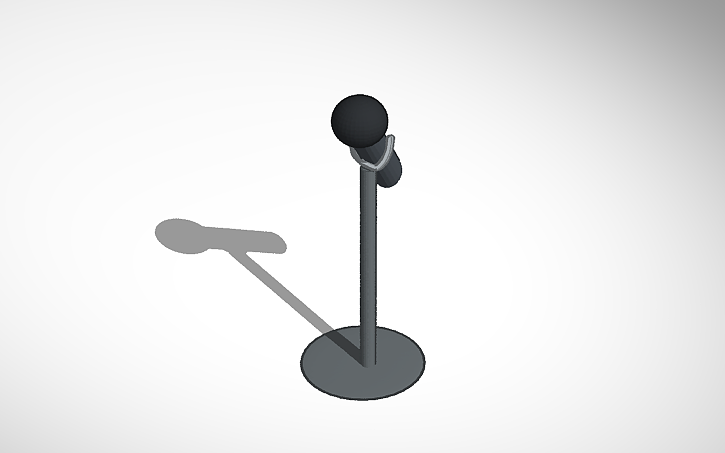 3D design Microphone - Tinkercad