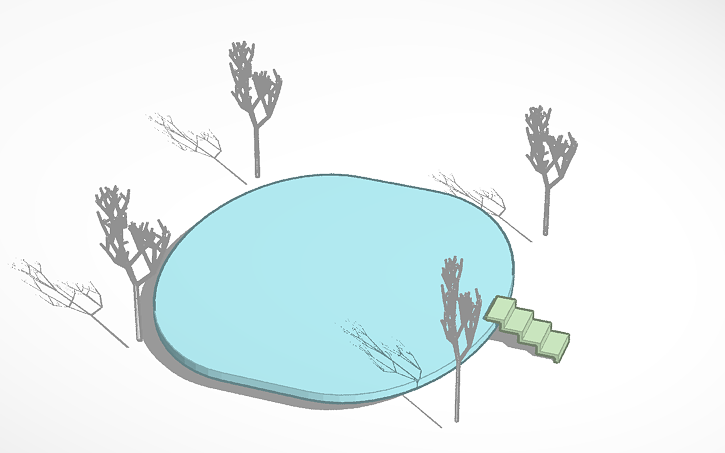 3D design 2017 ice skating rink - Tinkercad