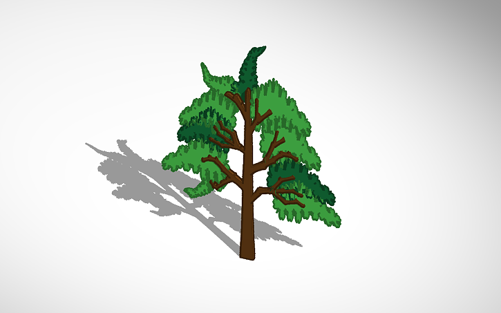 3D design arbol - Tinkercad