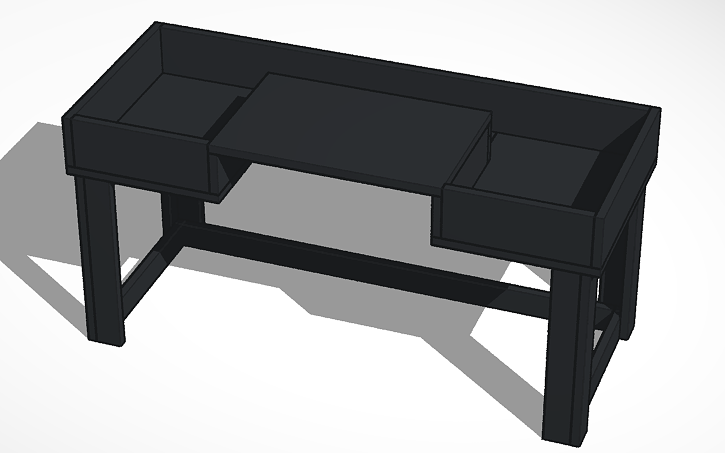 3D design Ninja Desk | Tinkercad