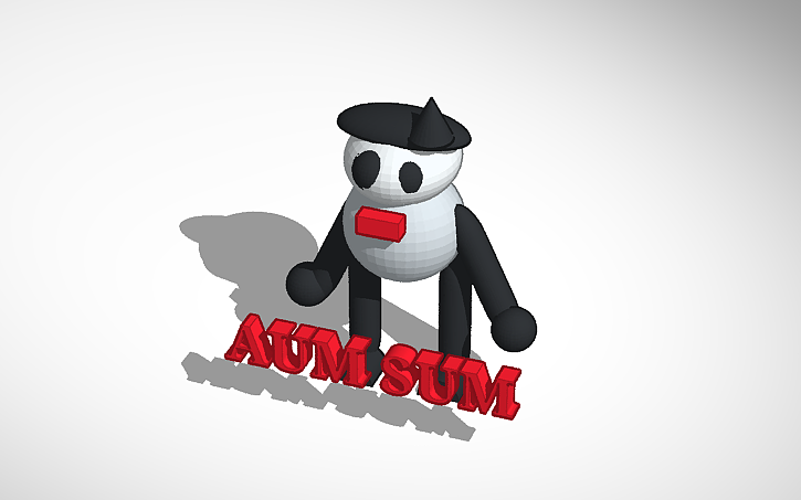 3D design aum sum | Tinkercad