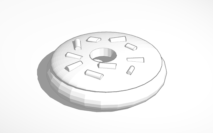 3D design donut | Tinkercad