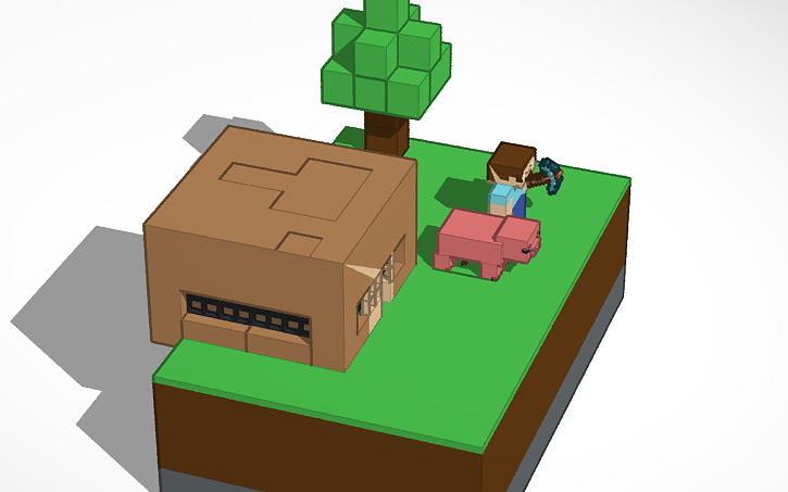 3D design Minecraft - Tinkercad
